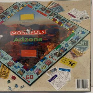 Hasbro | Games | Vintage Monopoly Arizona Edition Board Game 998 Hasbro ...